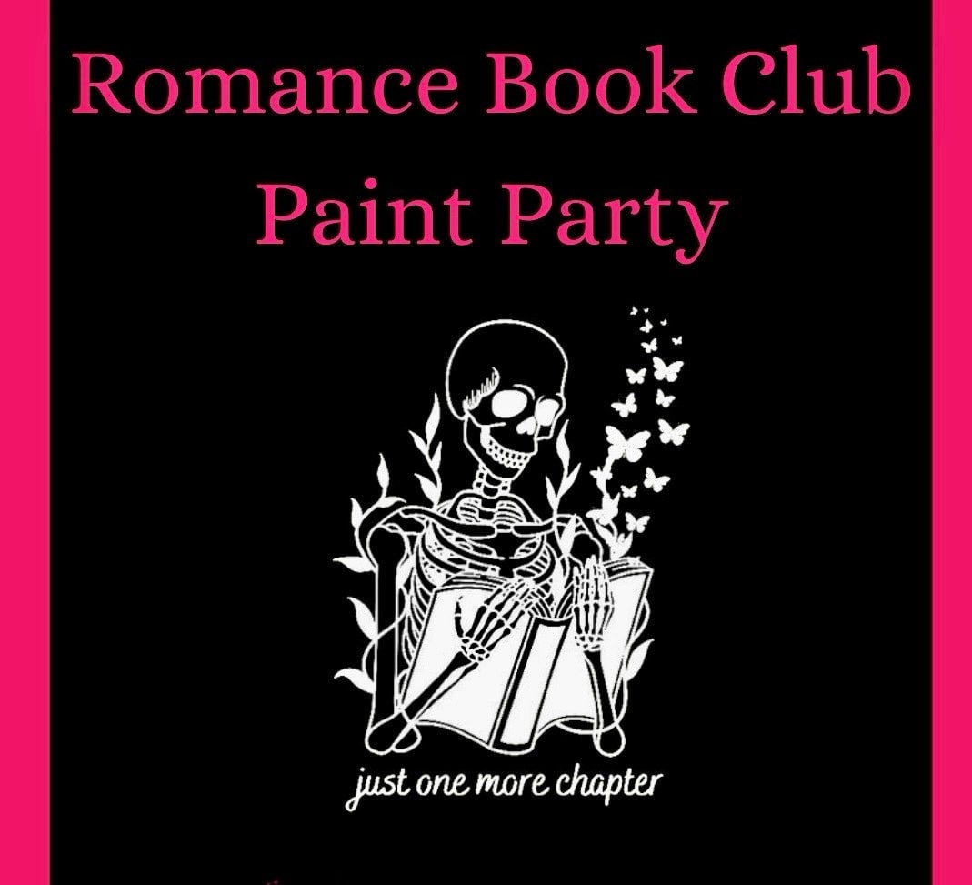 Romance Book Club Paint Party - 15th November | The Craft Haven