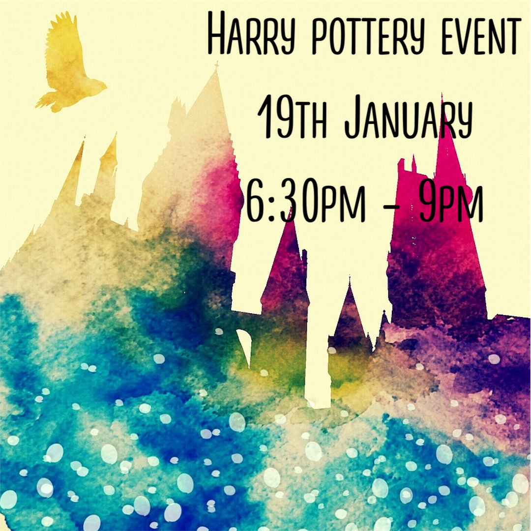 Harry Pottery Paint Party 19th January The Craft Haven